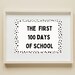 Days of School Tens Frames With Dots Poster Printable - Etsy