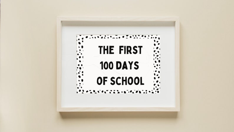 Days of School Tens Frames With Dots Poster Printable - Etsy