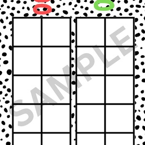 Days of School Tens Frames With Dots Poster Printable - Etsy