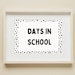 Days of School Tens Frames With Dots Poster Printable - Etsy