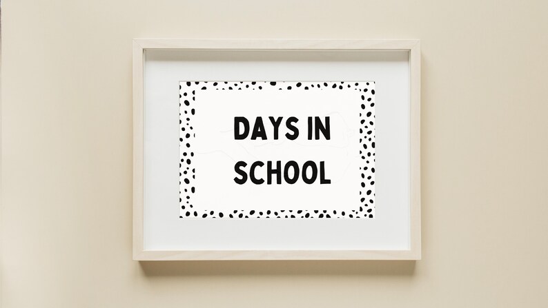 Days of School Tens Frames With Dots Poster Printable - Etsy
