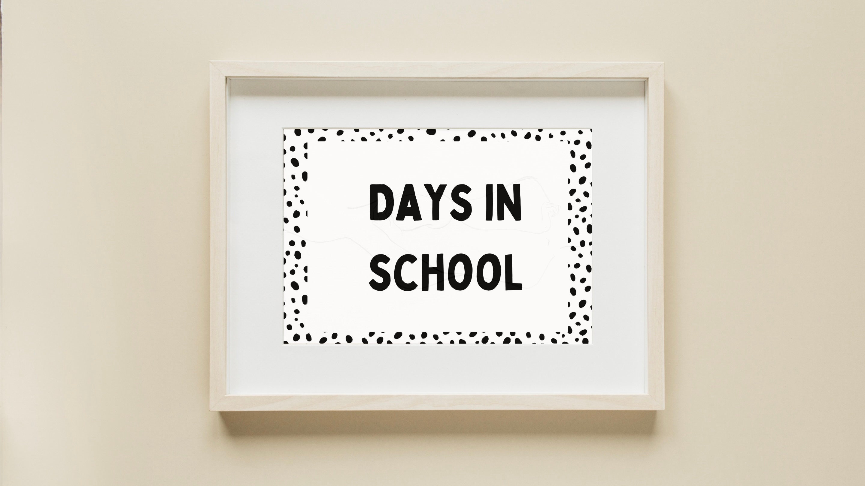 Days of School Tens Frames With Dots Poster Printable - Etsy