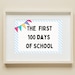 Days of School Tens Frames Poster Printable - Etsy