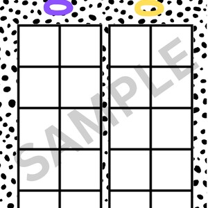 Days of School Tens Frames With Dots Poster Printable - Etsy