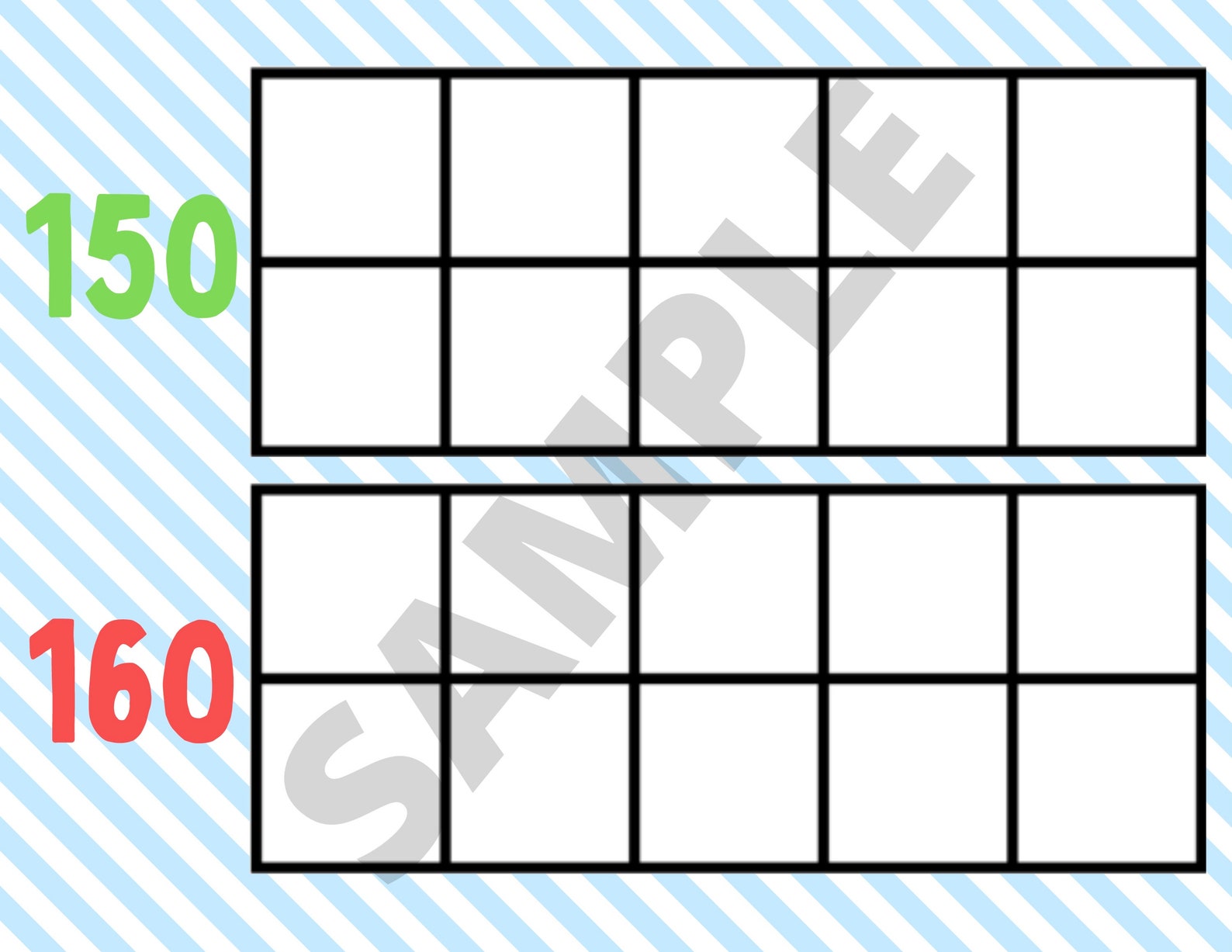 Days of School Tens Frames Poster Printable - Etsy