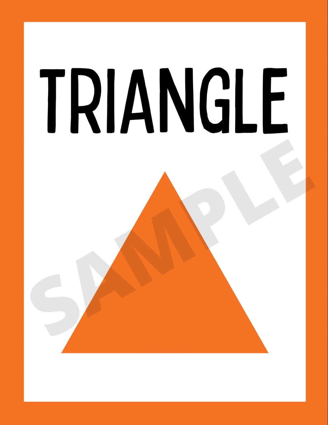 Shape Posters for Classroom - Etsy