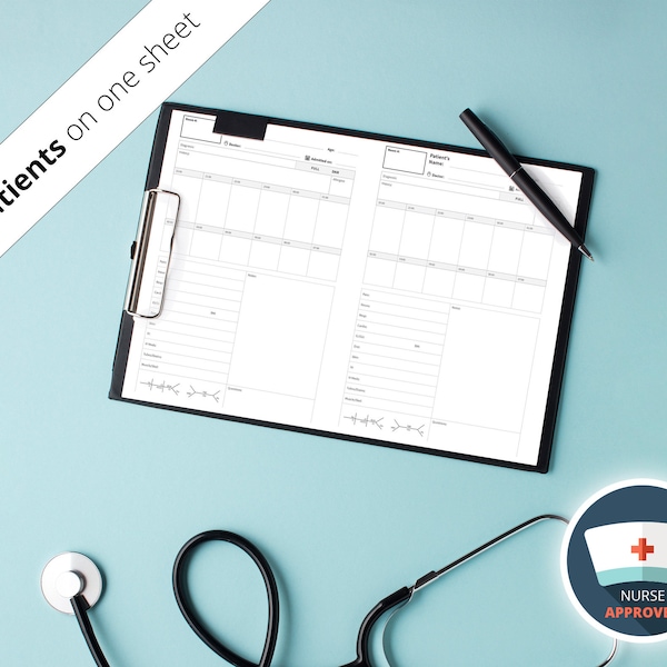 Best Nurse Report Sheet - Etsy