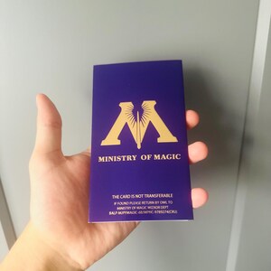 Ministry of Magic Identity Card Wizard Witch Passport - Etsy