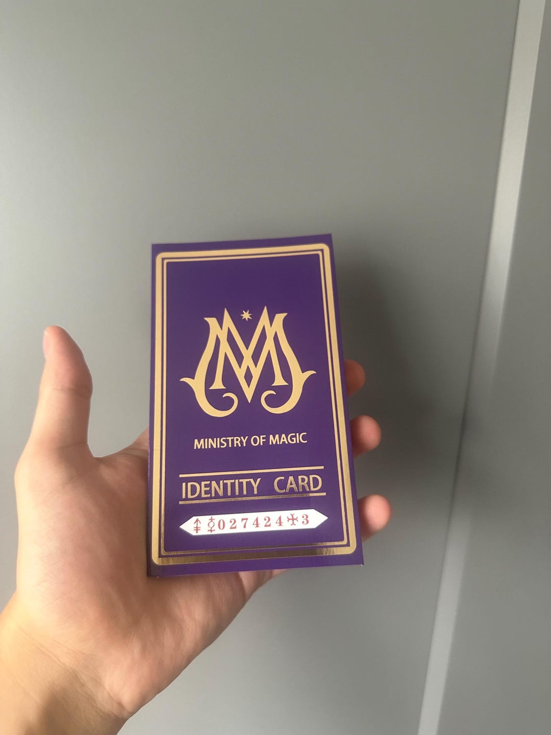 Ministry of Magic Identity Card Wizard Witch Passport - Etsy