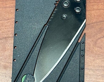Folding Credit Card Knife - Etsy