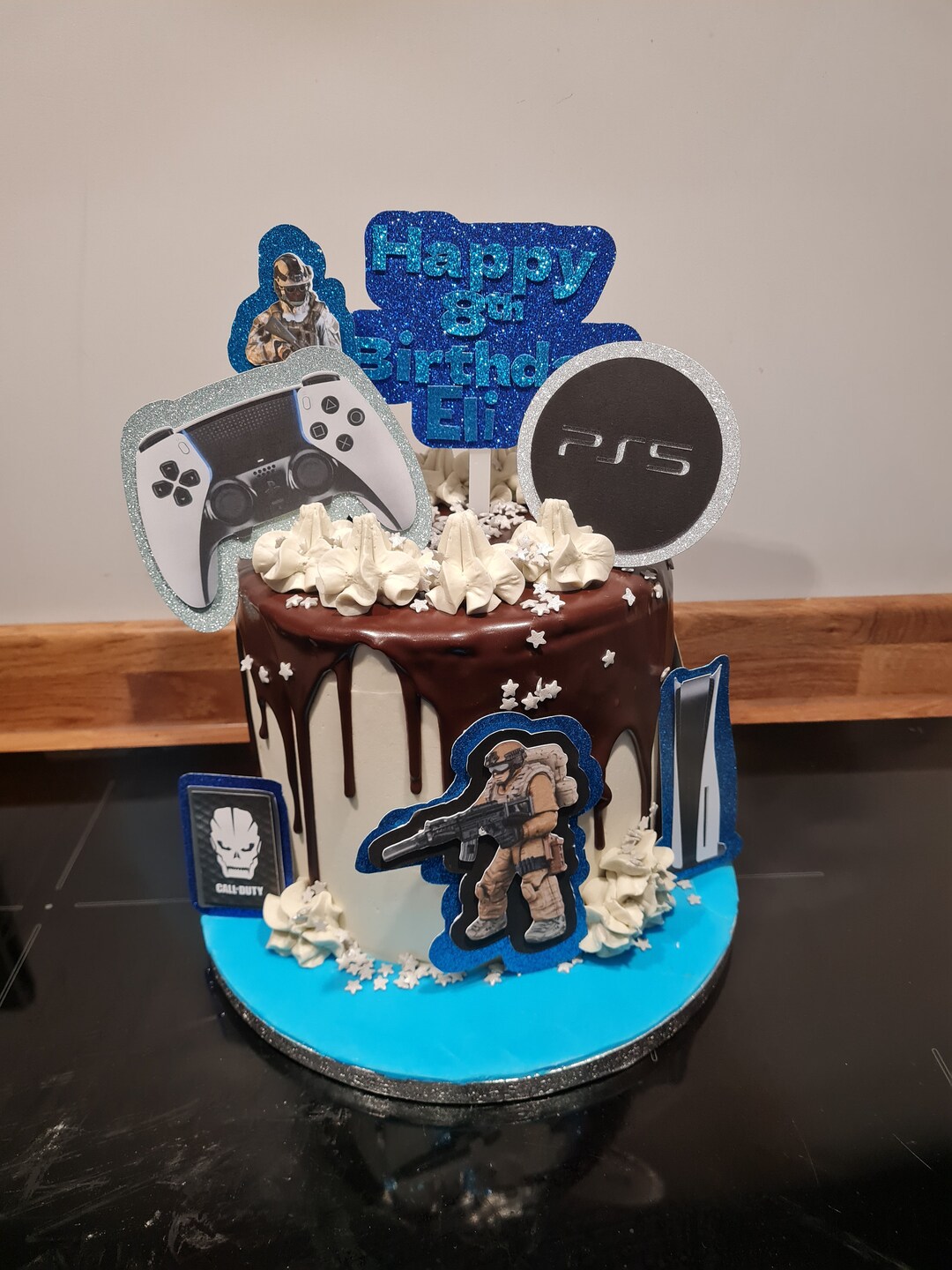 PS5 Cake Topper - Etsy