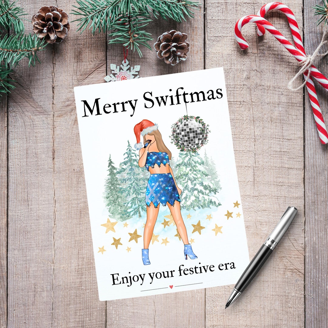 Taylor Swift Inspired Christmas Card, Swiftie, Lyrics, Swiftmas ...
