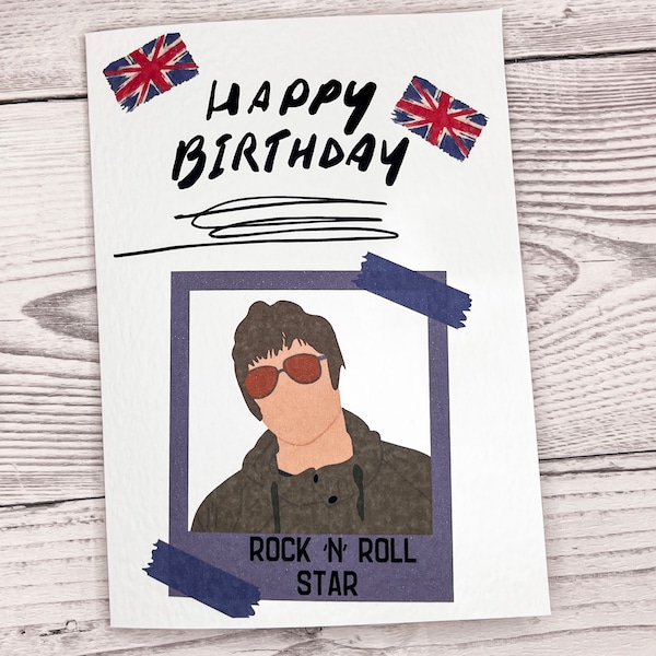 Oasis Birthday Card - Etsy UK