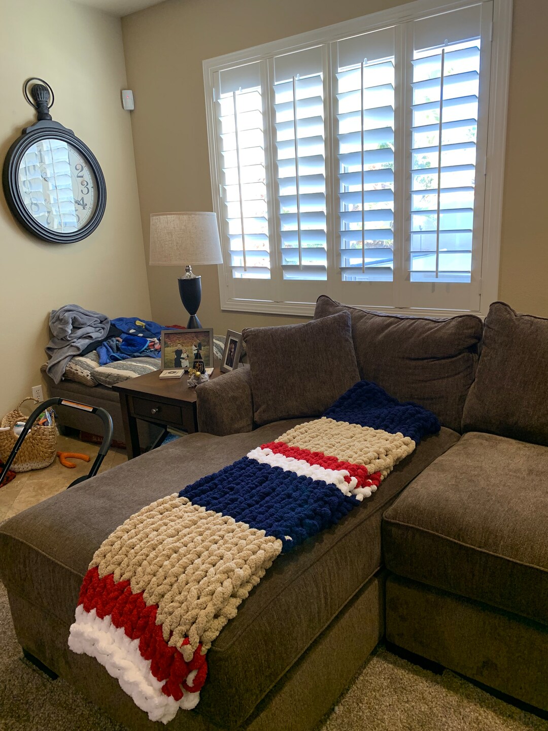 Florida Panthers Hockey Team Chunky Knit Small Lap Blanket - Etsy