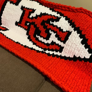 KC CHIEFS Championship Blanket - Etsy