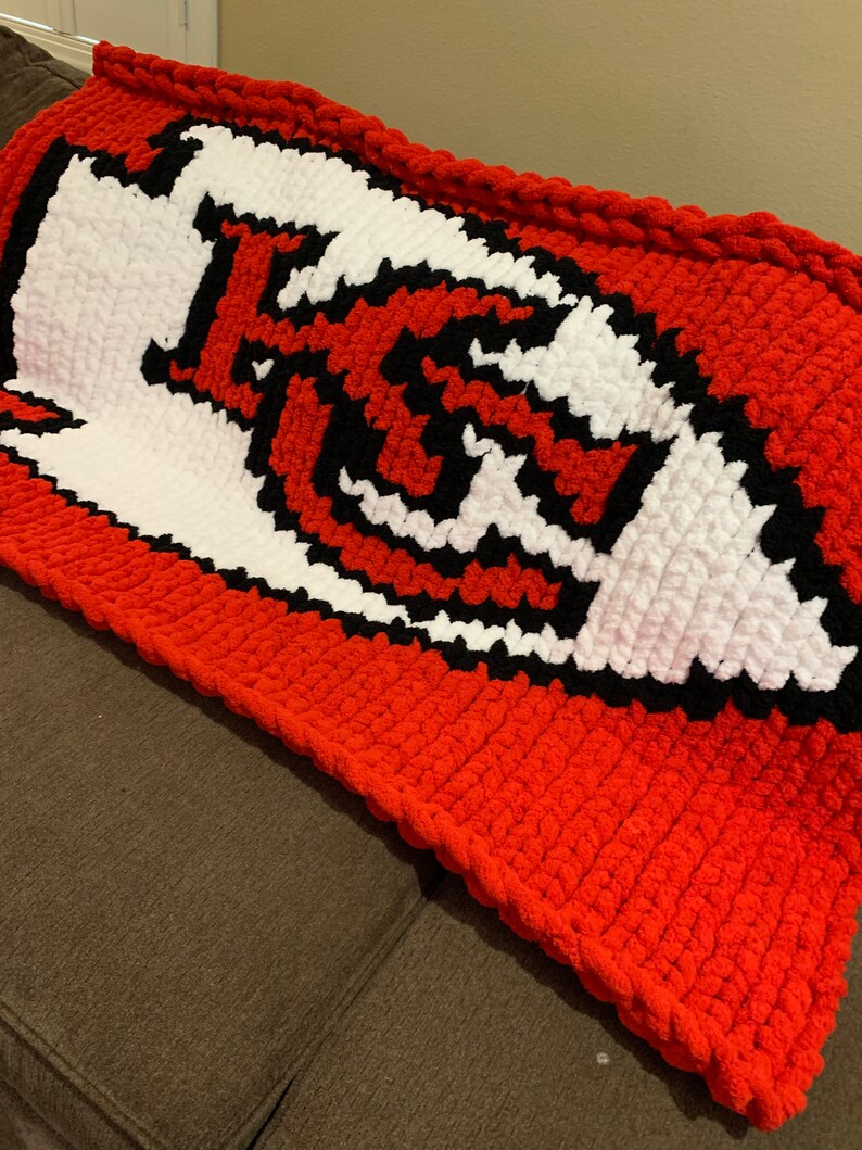 KC CHIEFS Championship Blanket - Etsy