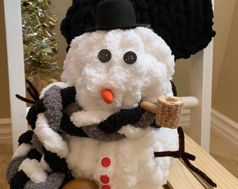 Chunky Snowman - Etsy