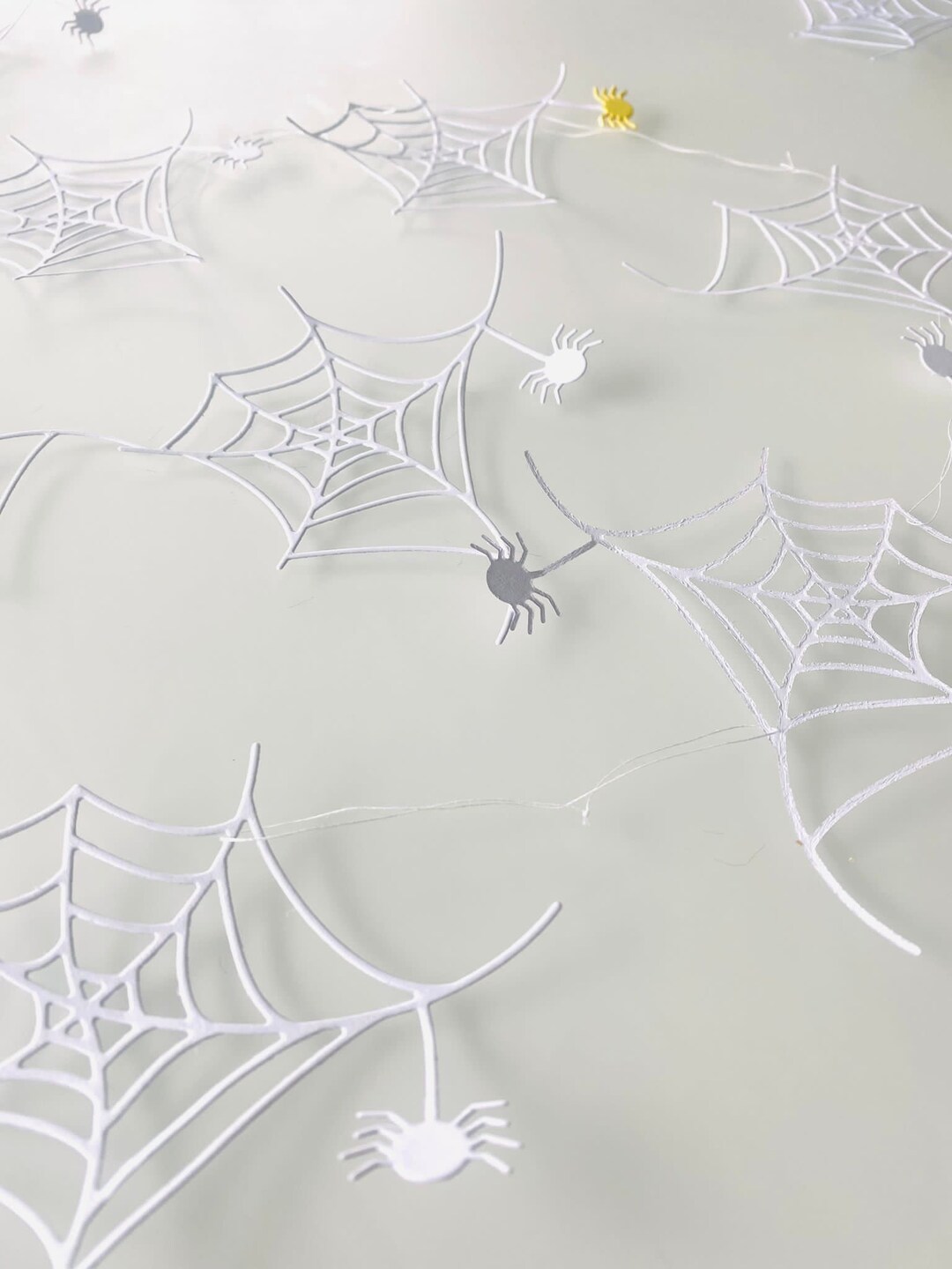 Halloween Spider Web, a Set Consists of 5 Spider Webs Threaded Into a ...