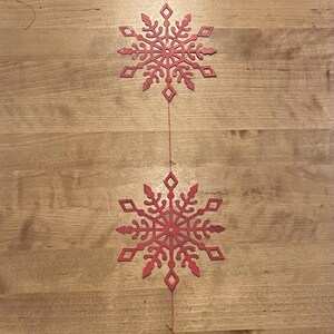 Ice Crystal Garland Made of Cardboard - Etsy