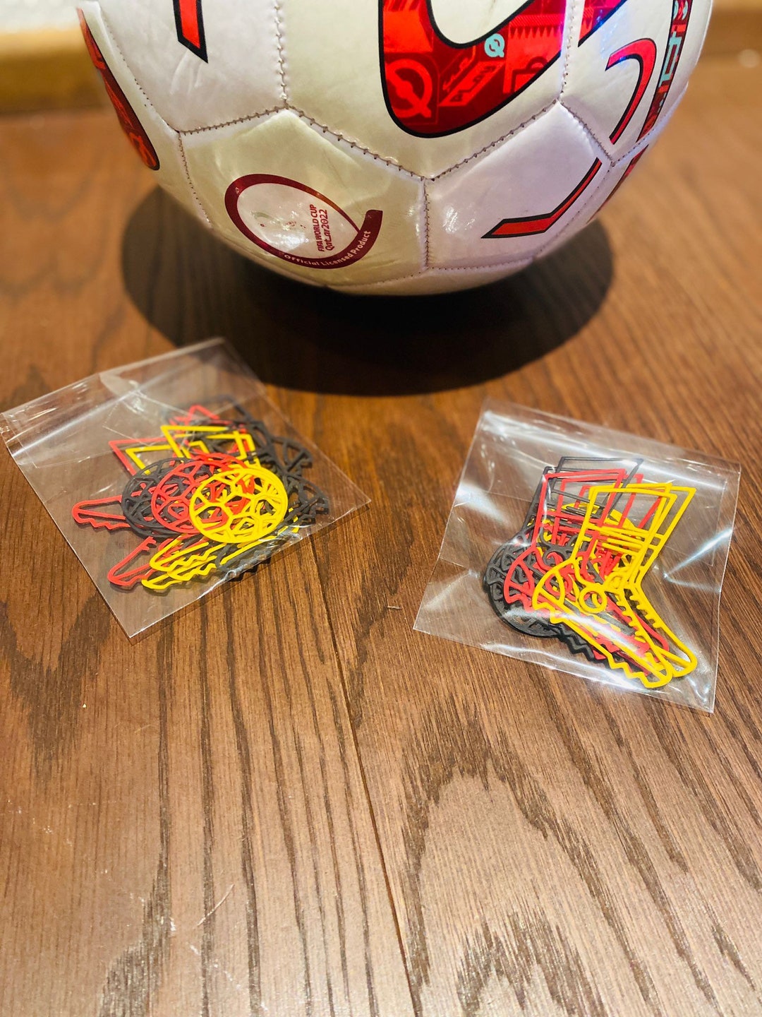 Football Décor as Scatter Decoration Made of Clay Cardboard - Etsy