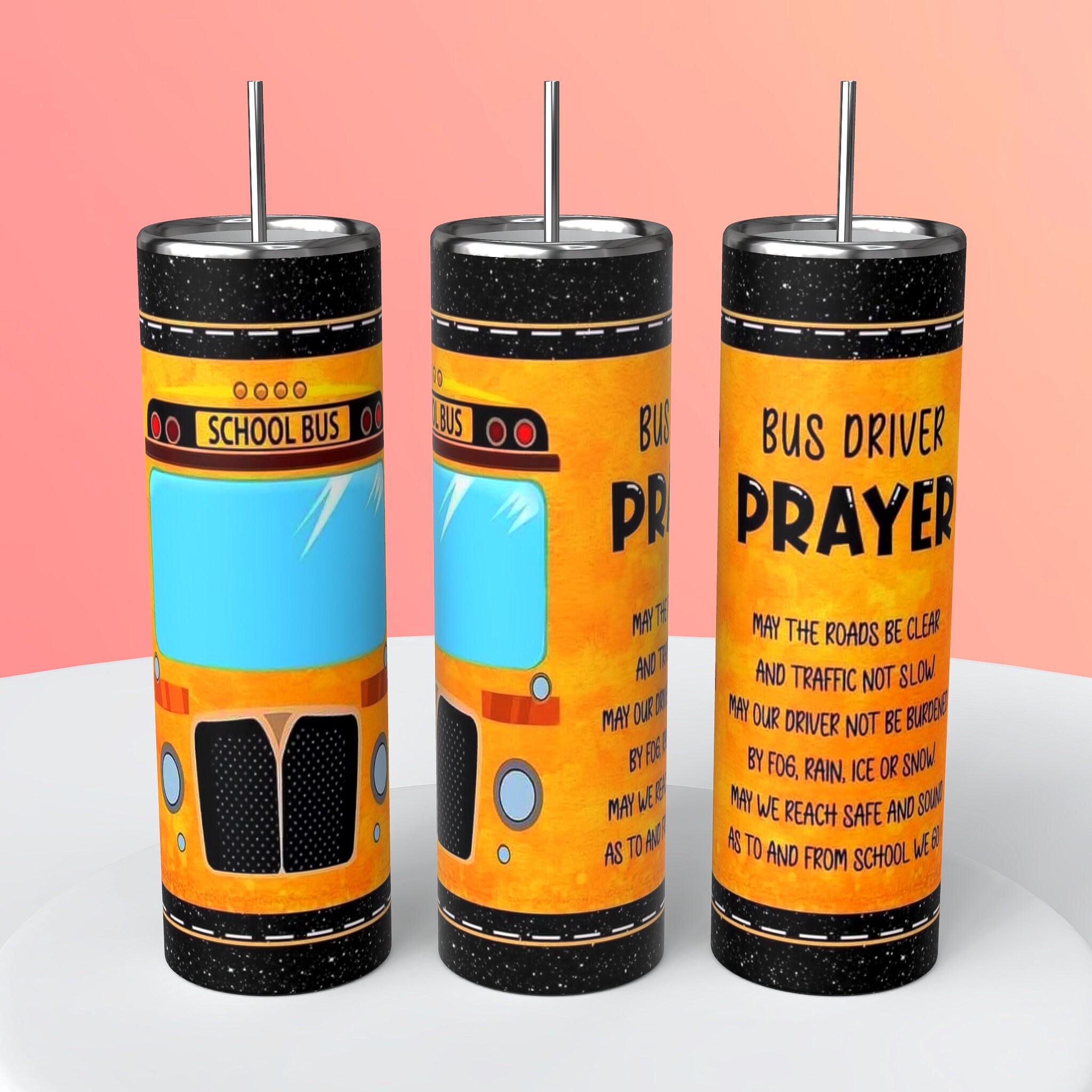 School Bus Driver Prayer 20oz Sublimation Tumbler - Etsy