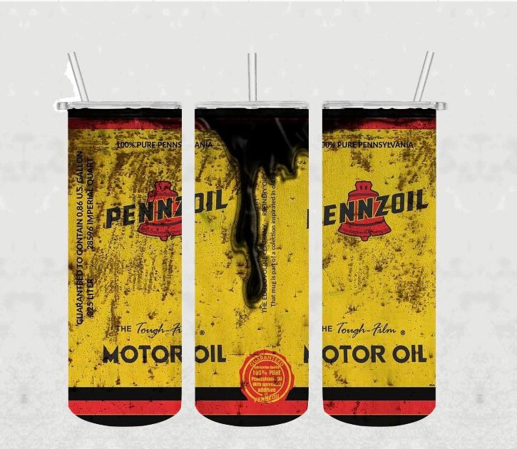 Pennzoil Motor Oil 20oz Sublimation Tumbler - Etsy