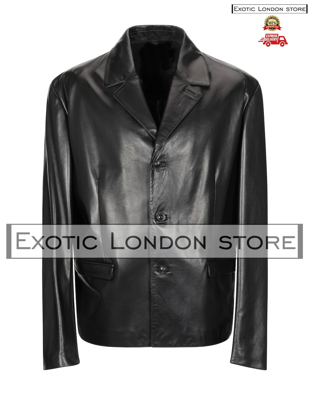 Men Real Leather Blazer Men Black Real Leather Sport Jacket - Etsy