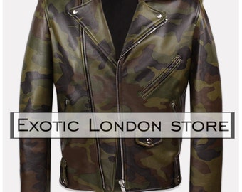 Military Motorcycle Jacket - Etsy
