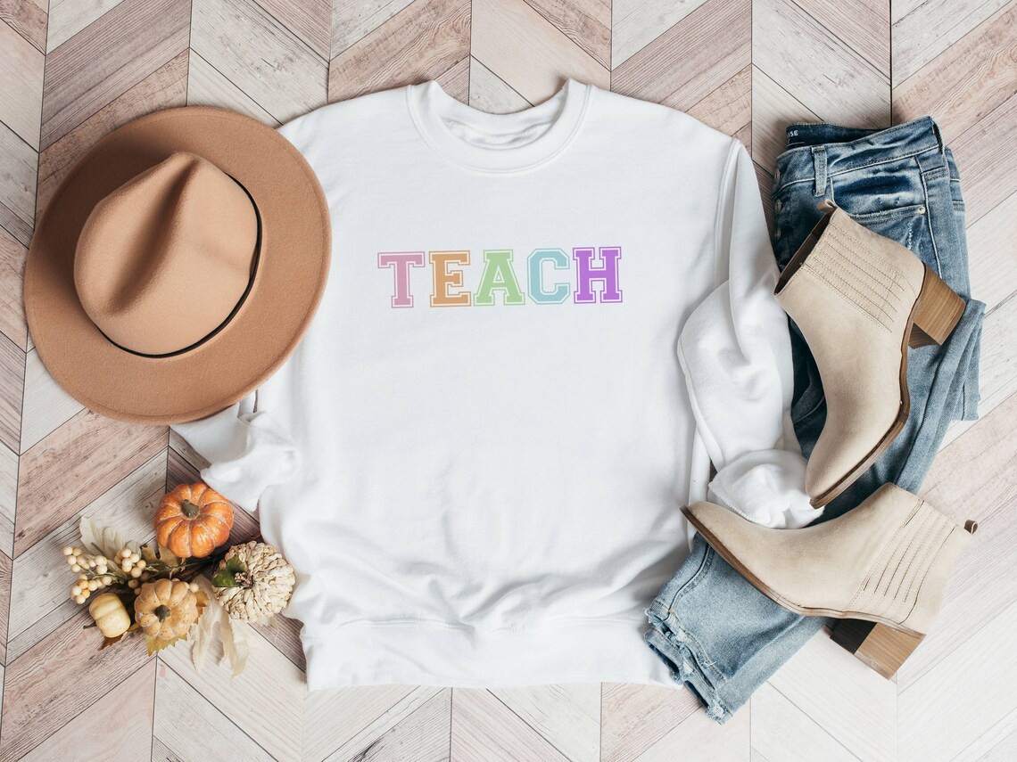 University Teacher Shirt | College Letters Sweatshirt | Trendy Varsity ...