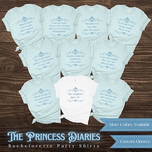 The Princess Diaries, Bachelorette Party, Bachelorette T-shirts, Group ...