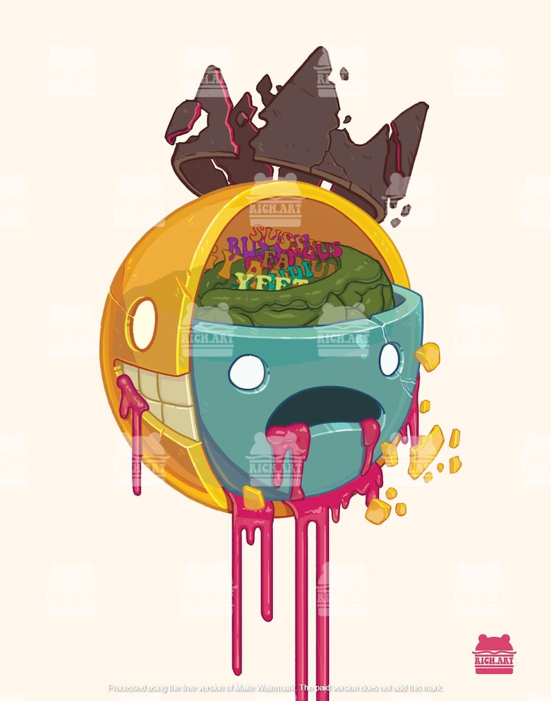 Brainrot Print 11x14 Inch - Etsy