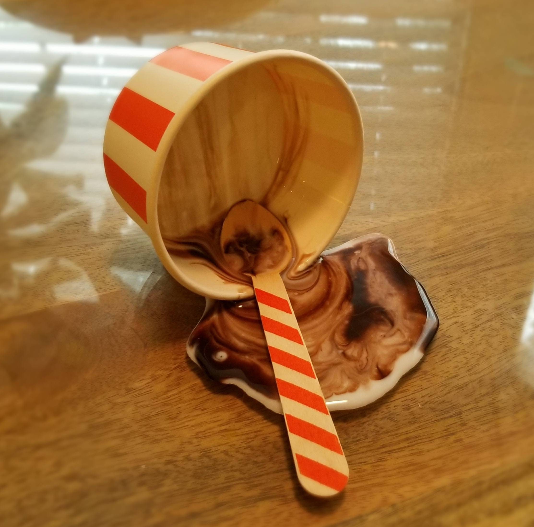 Fake Ice Cream Cup Spill - Etsy