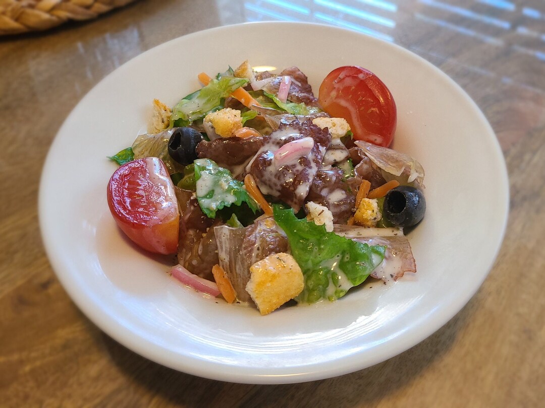 Fake Bowl of Salad With Dressing - Etsy