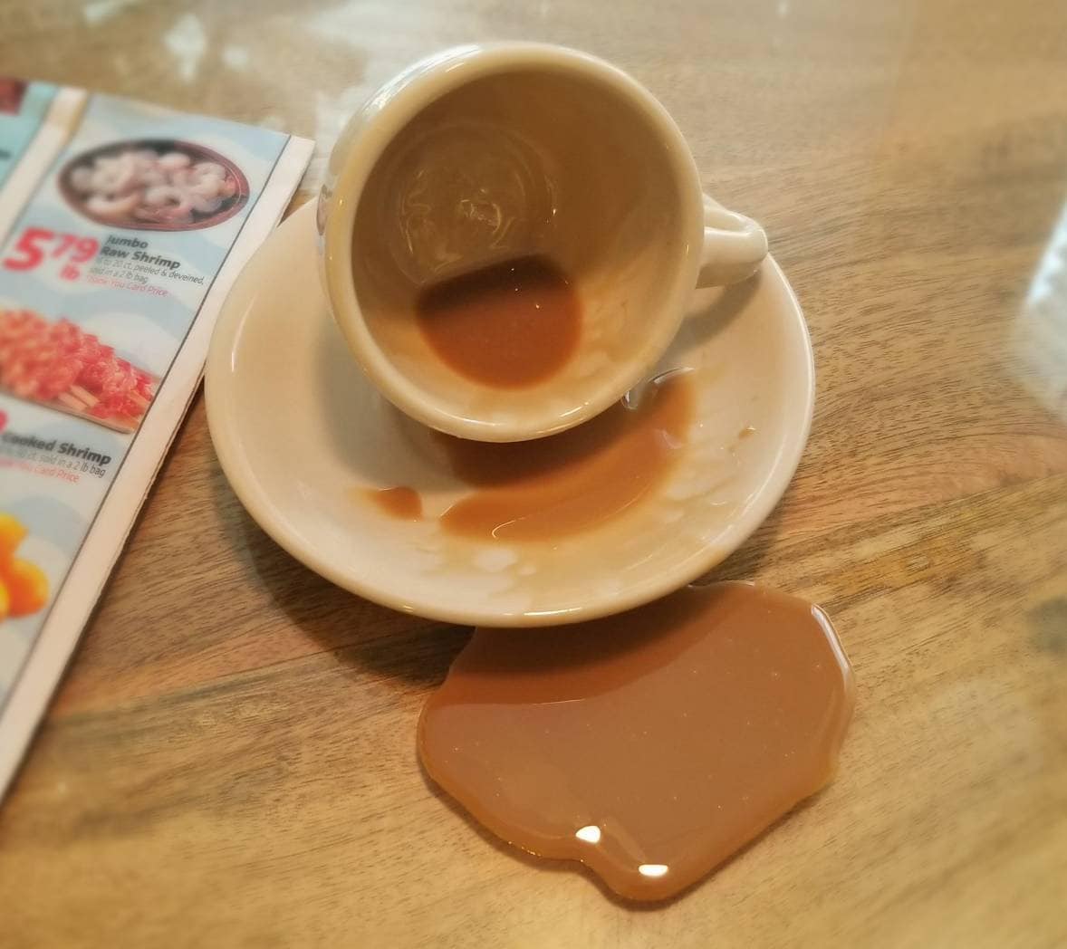 Fake Coffee Cup Spill - Etsy