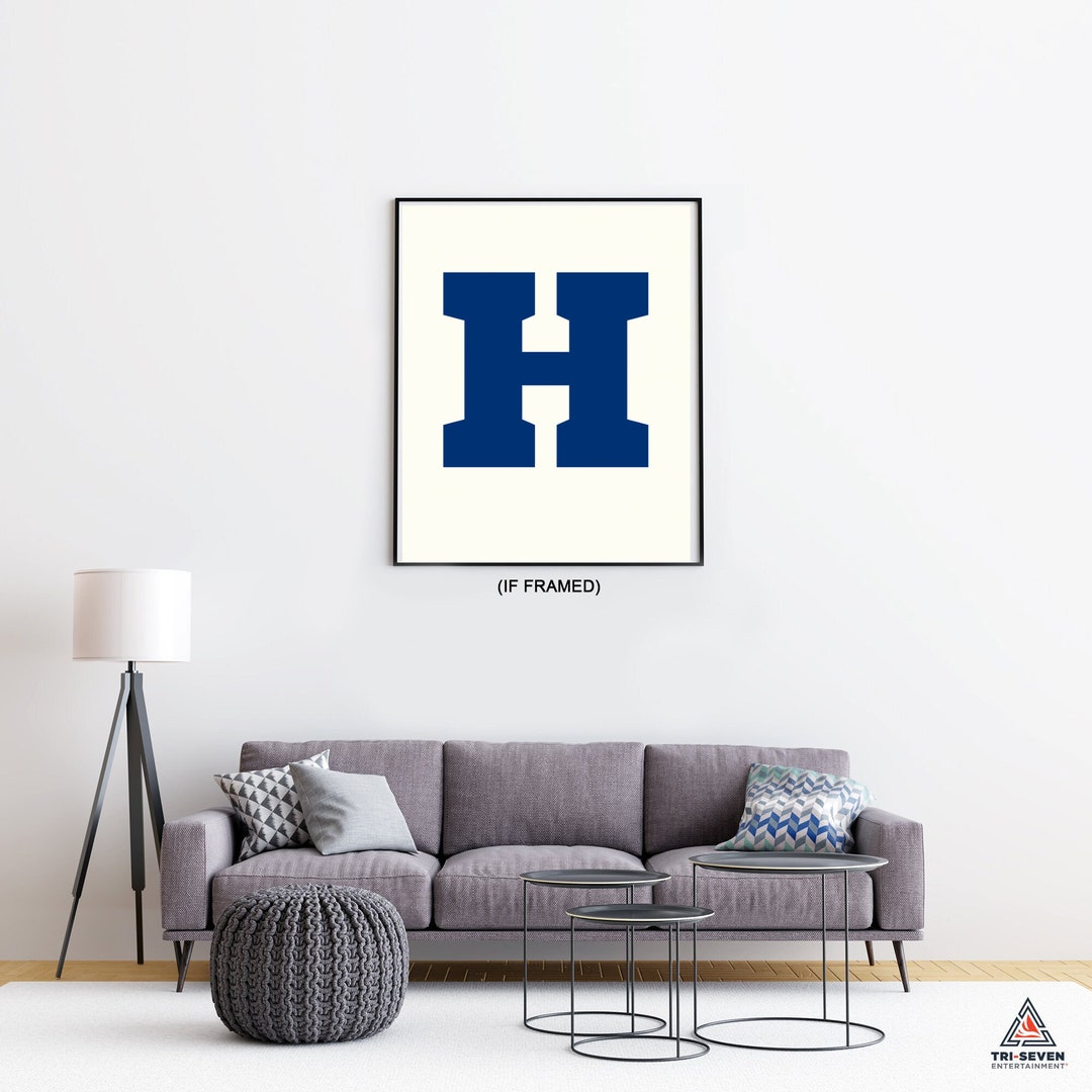 Initial Wall Print - Etsy