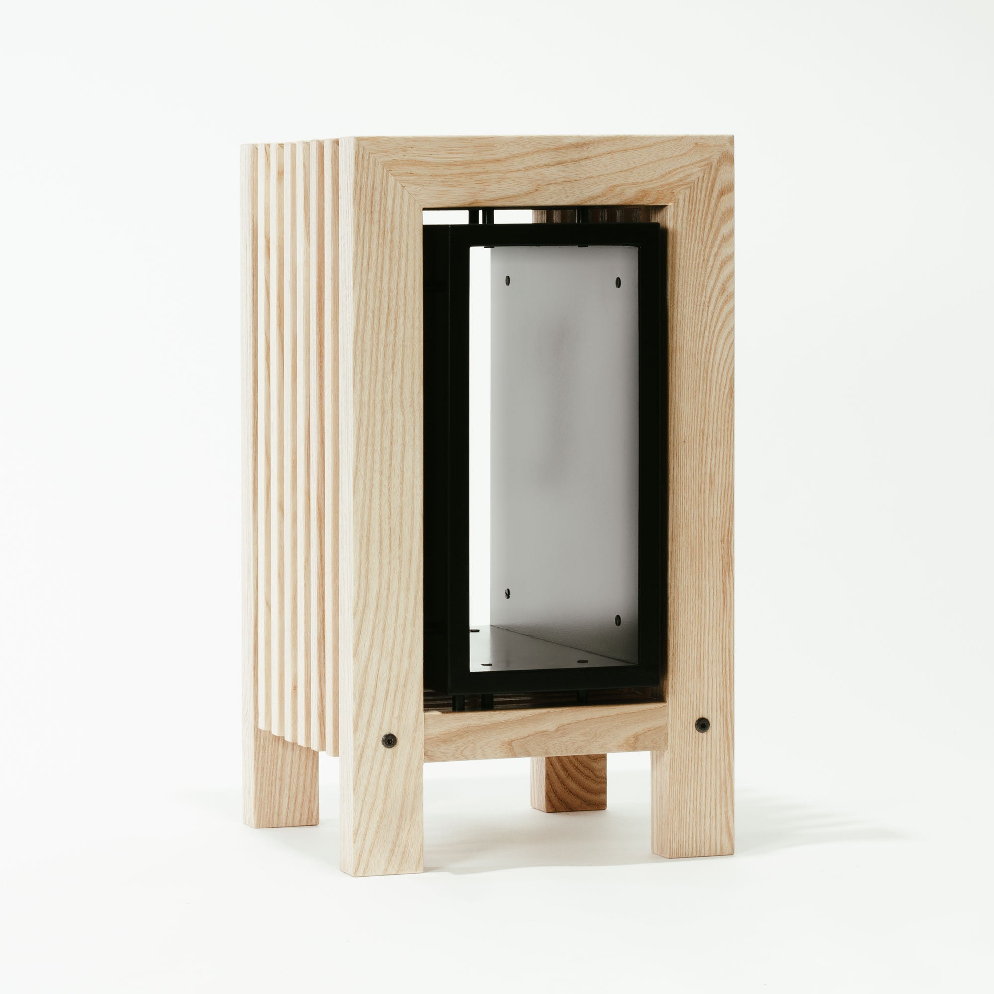 Hardwood Slat Side Table for Lounge/living Room - Etsy UK