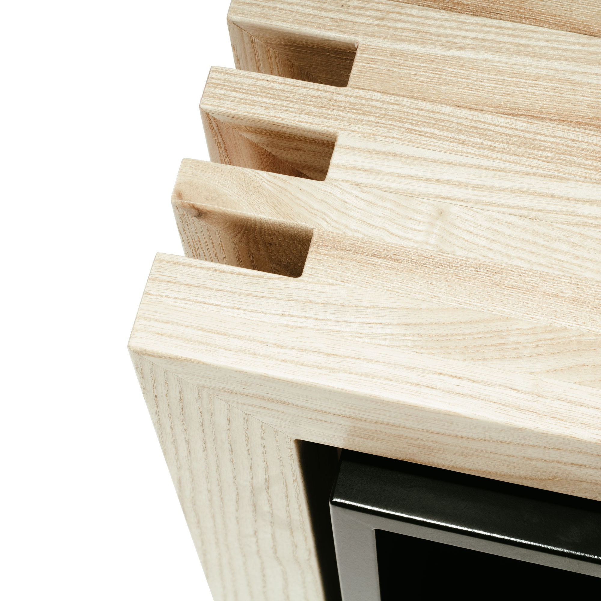 Hardwood Slat Side Table for Lounge/living Room - Etsy UK