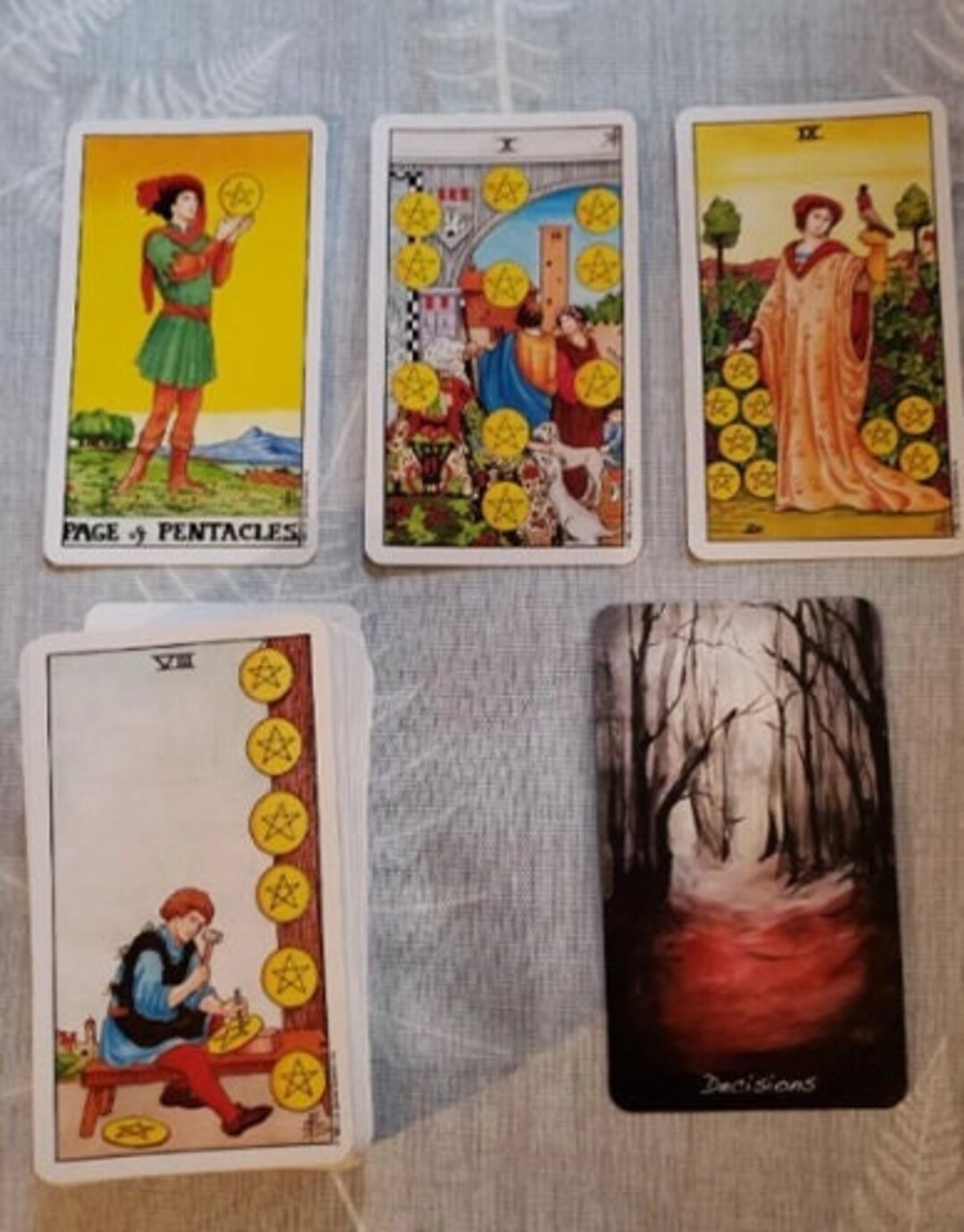 Five Card Tarot/oracle Reading for Work/employment/career/finances - Etsy