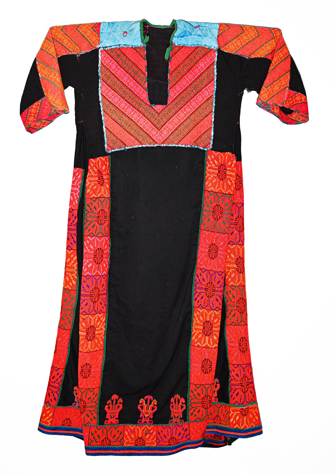 Vintage Traditional Middle Eastern Palestinian Bedouin Thawb / Thobe ...