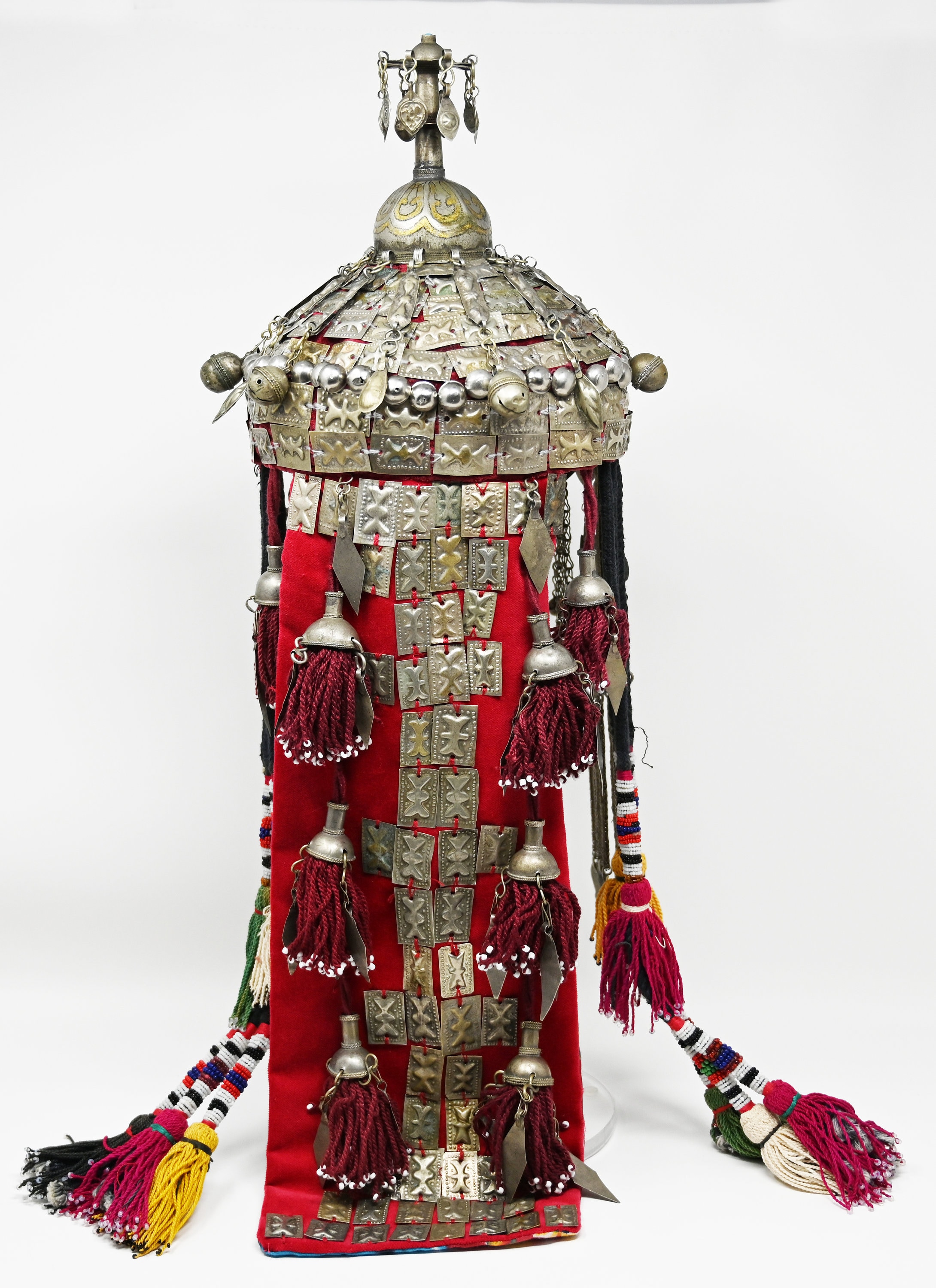 Central Asian Afghan Kuchi Turkmen Headdress With Tassels - Etsy