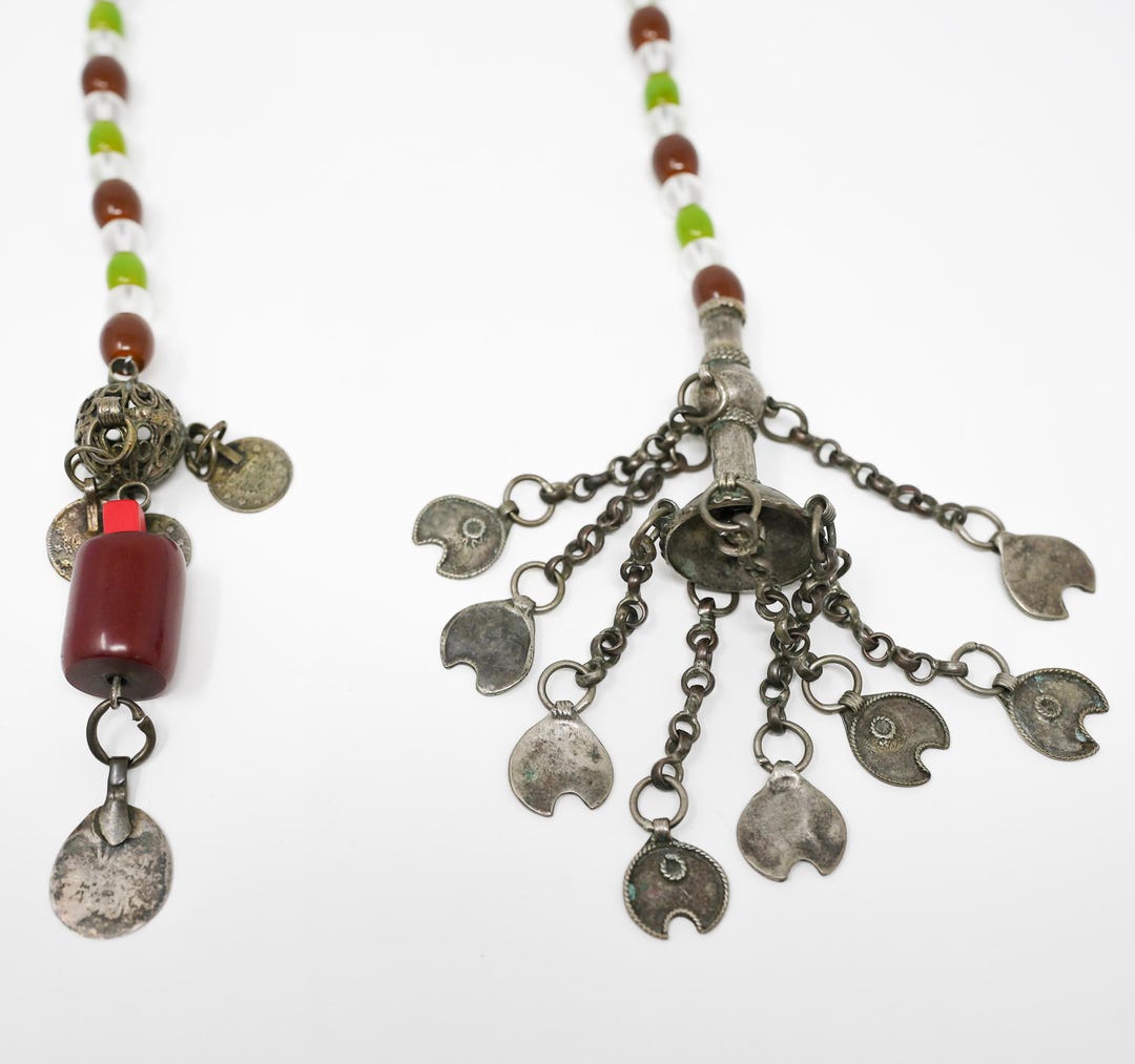 Upcycled Antique Middle Eastern Palestinian Bedouin Silver, Bakelite ...