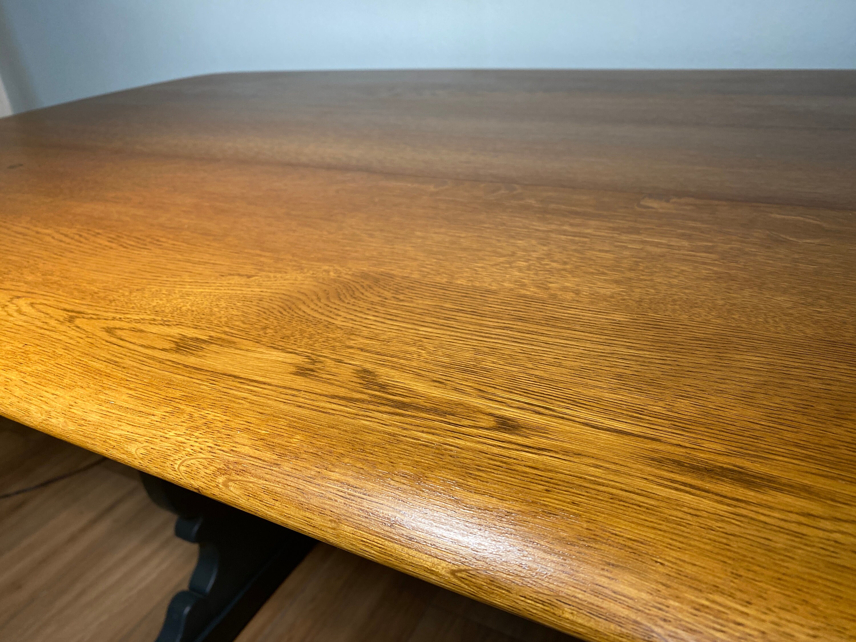 SOLD** Vintage Refinished Ercol Refectory Table / Elm Dining Table ...