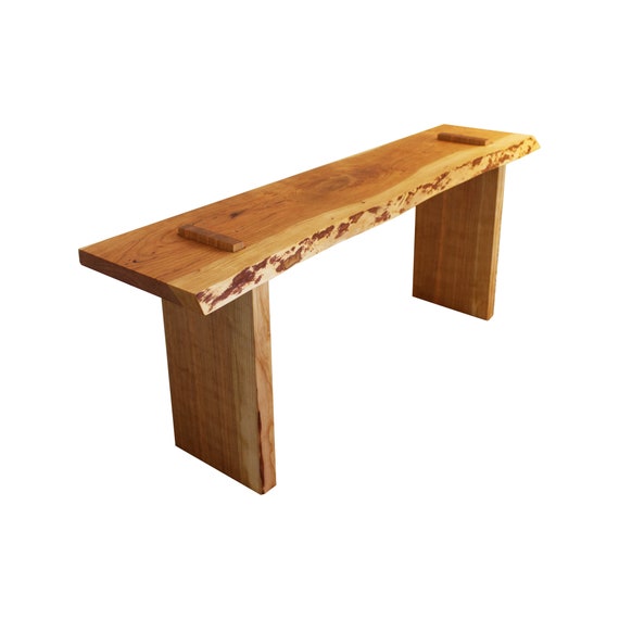 Cherry Bench / Live Edge Bench - Etsy