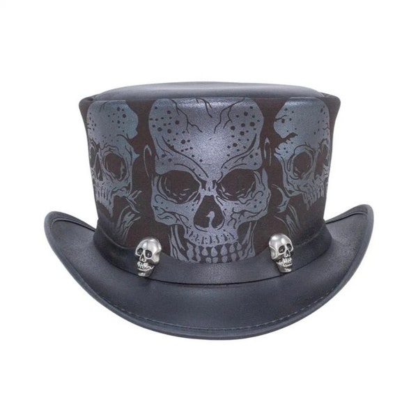 Skull Top Hat - Etsy