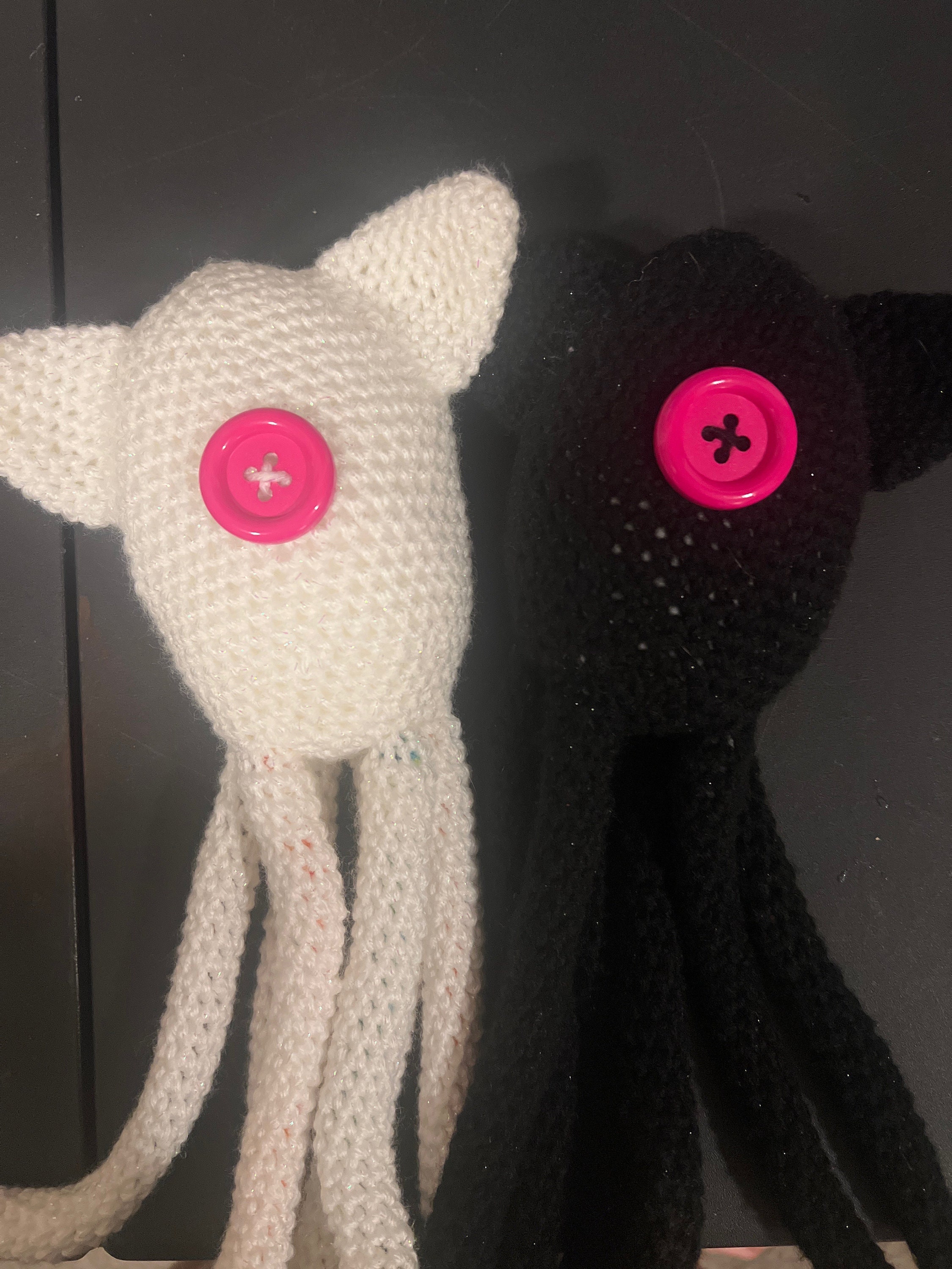 Crocheted Coraline Inspired Squid multi Colored and Turquoise With ...