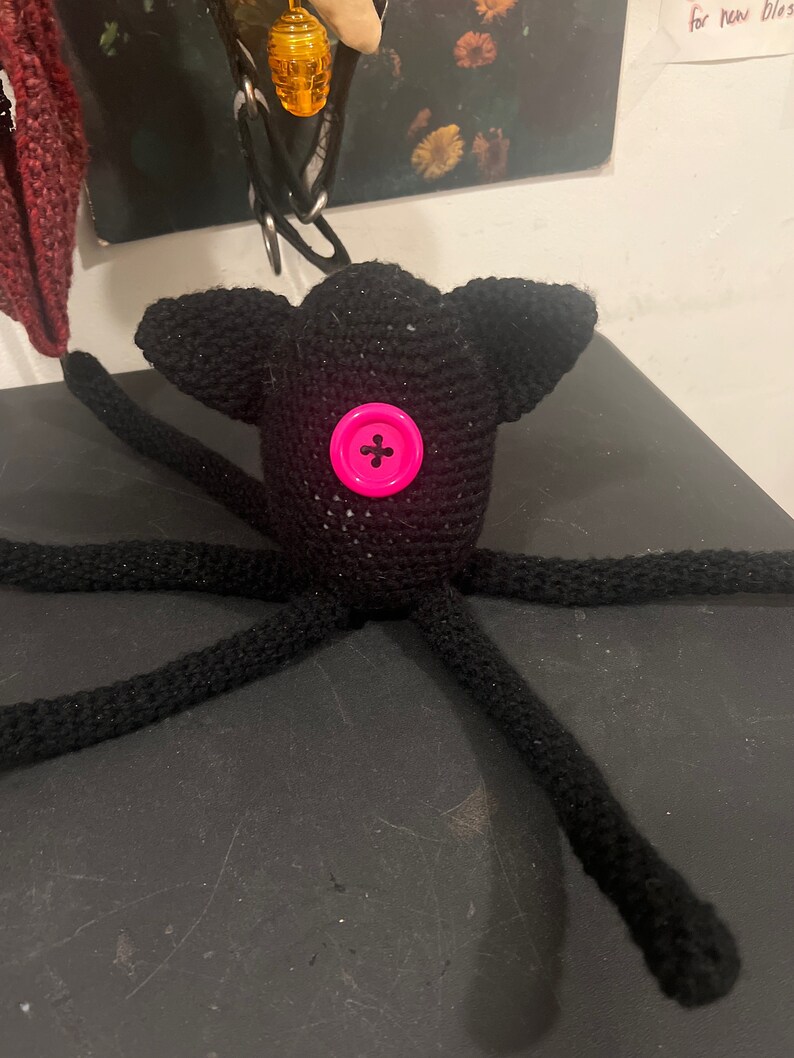 Coraline Inspired Cat Squid Plush | Creepy Cute Crochet Octocat Toy ...