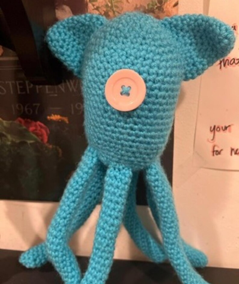 Coraline Inspired Cat Squid Plush | Creepy Cute Crochet Octocat Toy ...