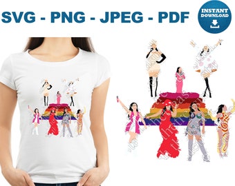 Katy Perry SVG & PNG - Etsy