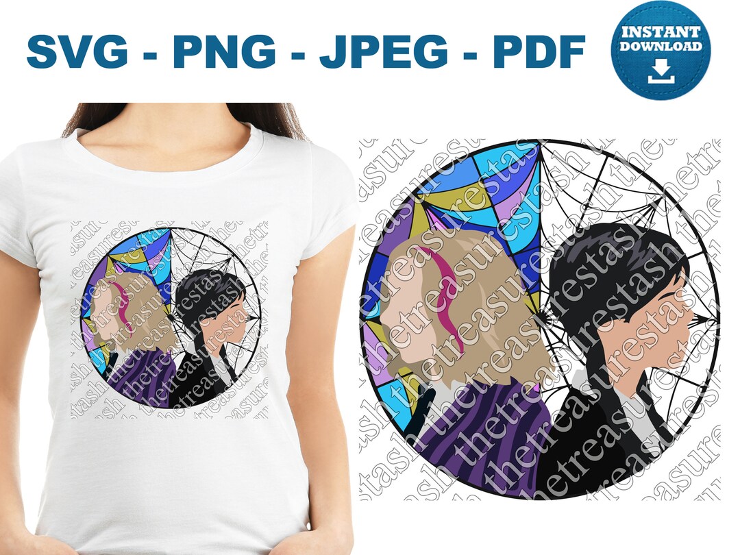 Instant Download Wednesday Svg Enid Sinclair Jenna Ortega Emma Myers ...