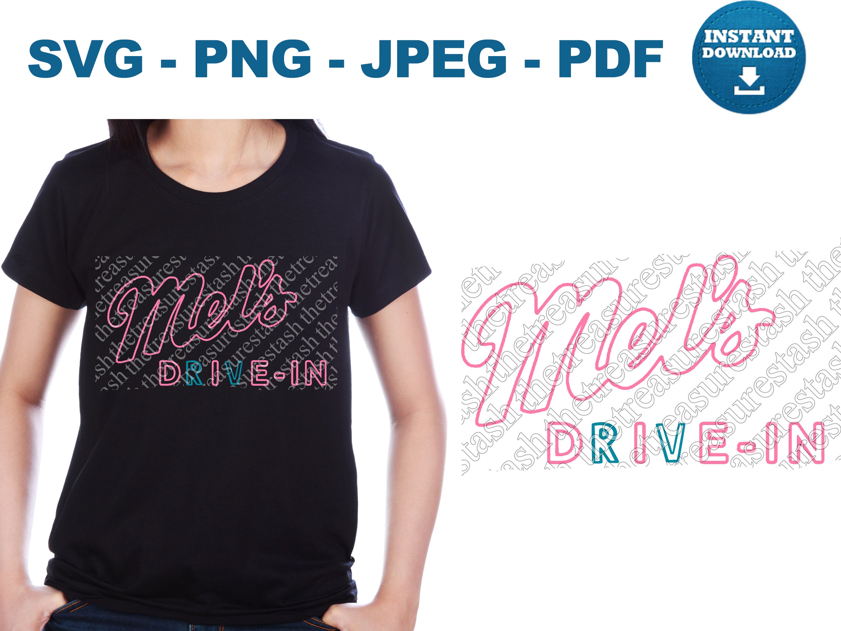 HHN Mel's Die in SVG PNG Jpg Pdf, Digital Download, Halloween Horror ...